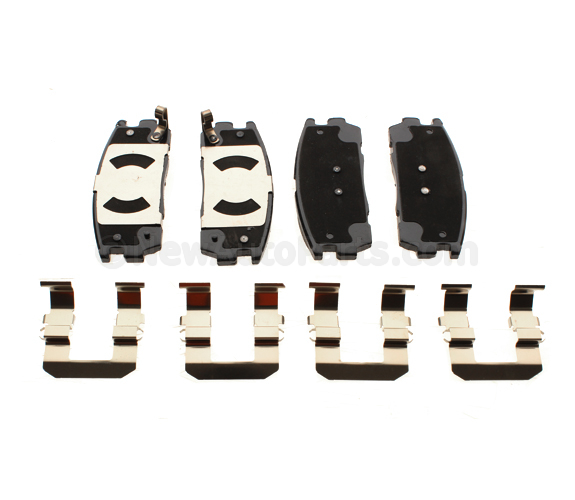 2009-2017 GM Rear Disc Brake Pad Set with Clips 20801538 | NewGMParts.com