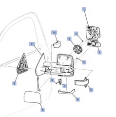 2016-2019 GM Mirror LH 84691670 | NewGMParts.com
