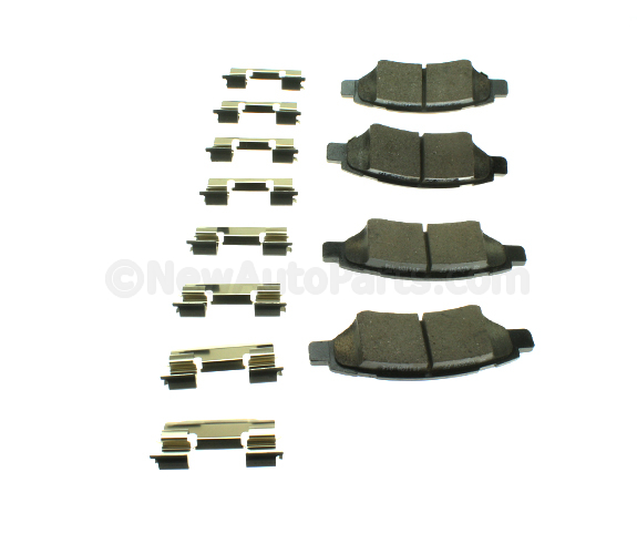 2008-2016 Cadillac Rear Disc Brake Pad Set with Springs 19421343 ...