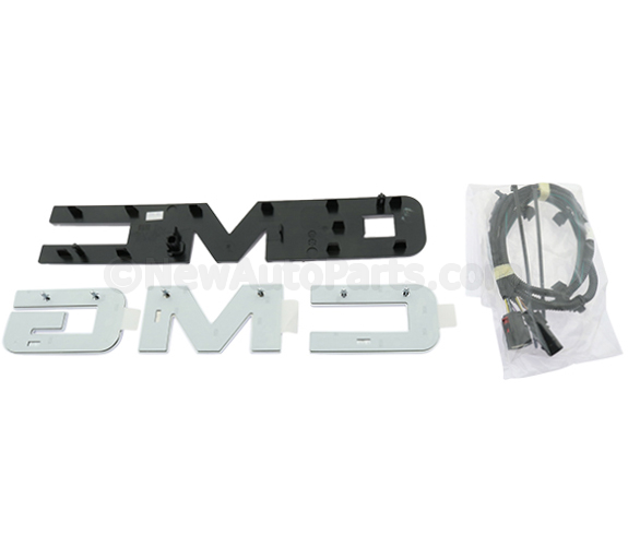 2021-2022 GMC Sierra 2500 HD Exterior Trim, Illuminated Gmc Emblem ...