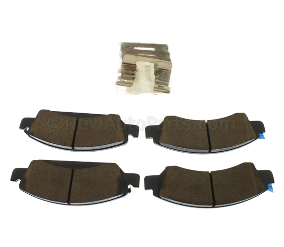 2005-2008 GM Front Disc Brake Pad Set with Clips 25910431 | NewGMParts.com