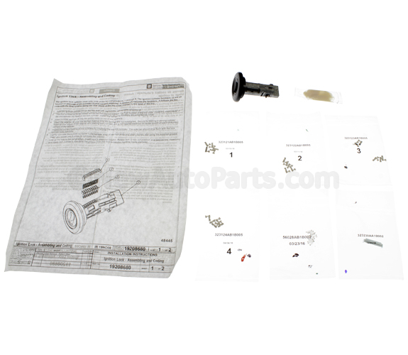 2001-2007 GM Ignition Lock Cylinder 15799769 | NewGMParts.com