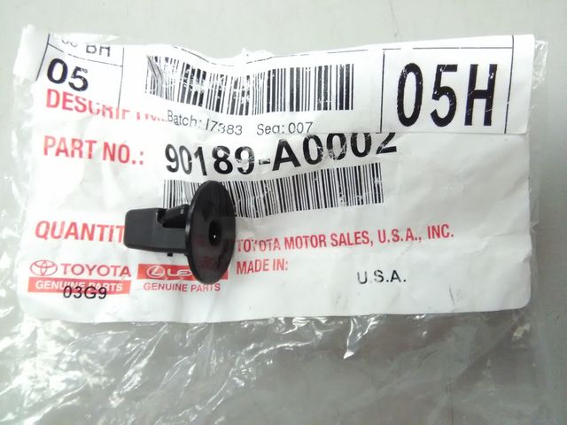1990-2024 Toyota Fender Liner Grommet 90189-A0002 | Toyota OEM Direct
