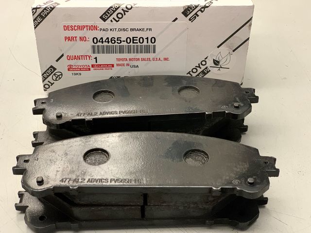 2010-2020 Toyota Brake Pads Front 04465-0E010 | Toyota OEM Direct