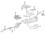 2009-2021 Mopar Gearshift Bracket 68470756AA | My Mopar Parts
