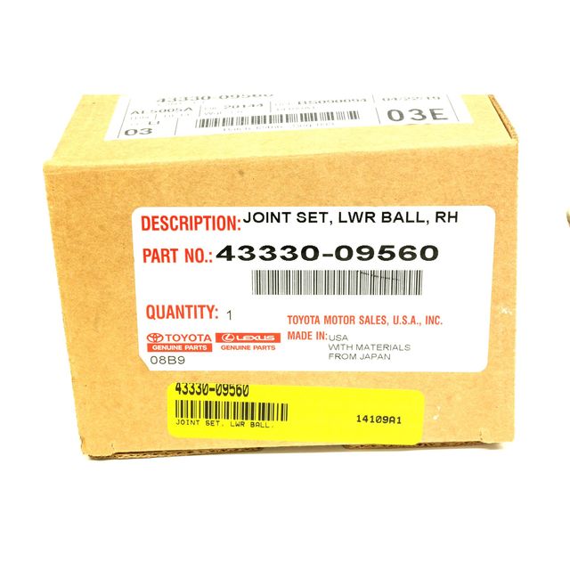 43330-09560 - Lower Ball Joint - 2002-2010 Toyota | Nucar Toyota of ...
