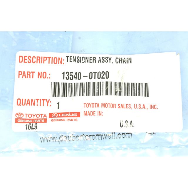 13540-0T020 - Tensioner - 2008-2020 Toyota | Nucar Toyota of North ...