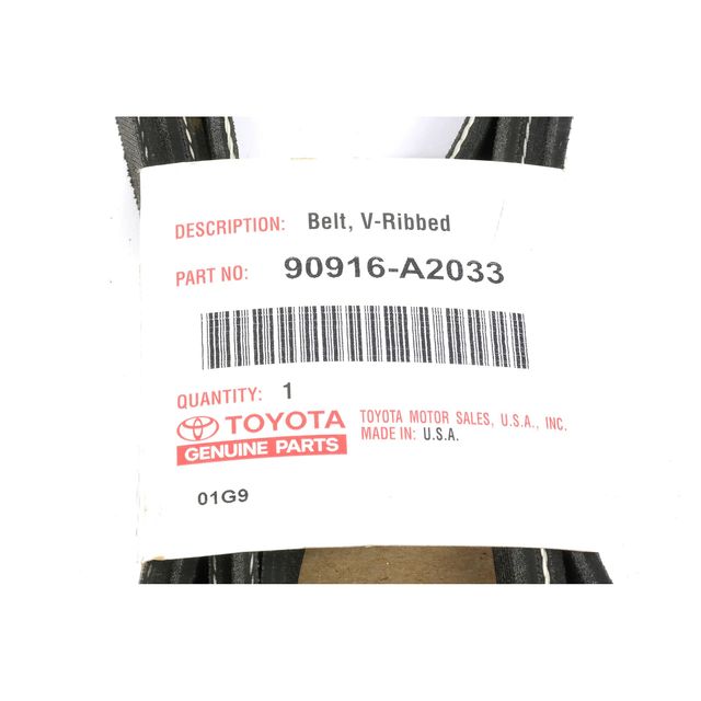 2007-2021 Toyota Serpentine Driven Fan V Ribbed Belt Tundra Sequoia ...