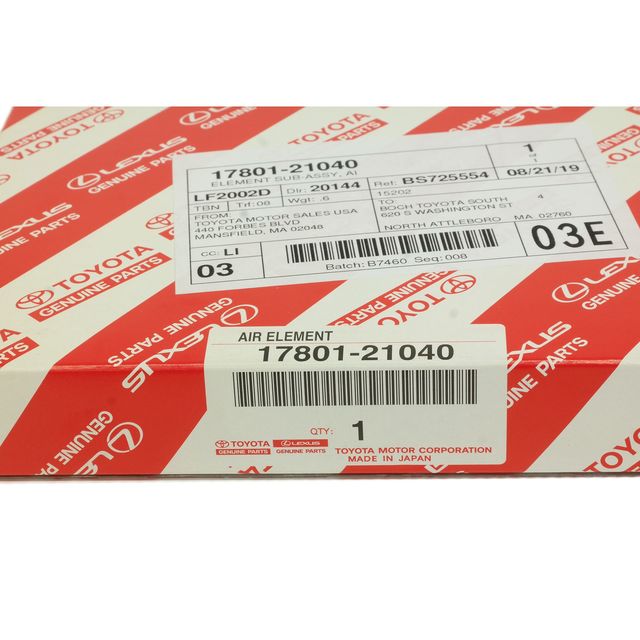 17801-21040 - Air Filter - 2004-2009 Toyota Prius | Nucar Toyota of ...