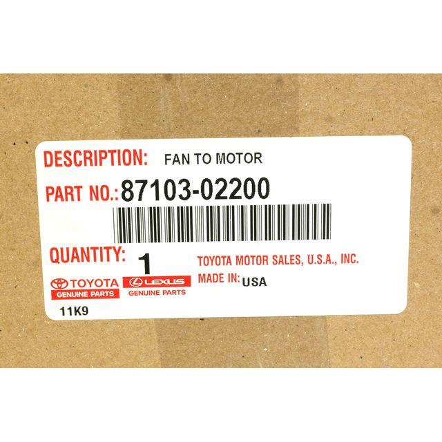 2006-2019 Toyota AC A/C Blower Motor w/ Fan Cage Scion tC Scion xB ...