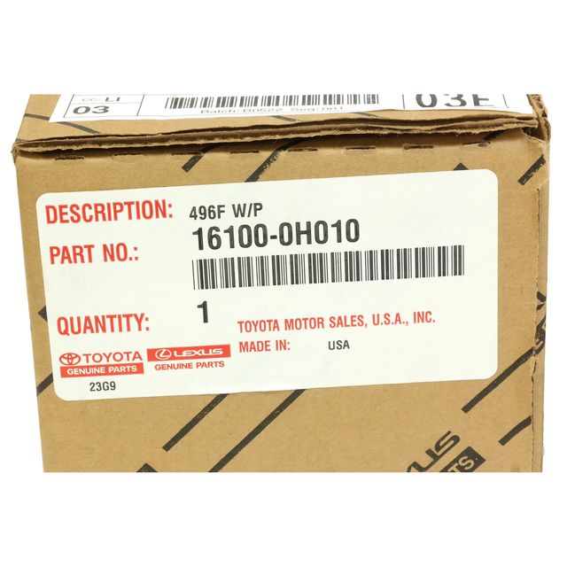 2007-2012 Toyota Engine Water Pump w/ Gasket 2.0L 2.4L Camry Matrix ...