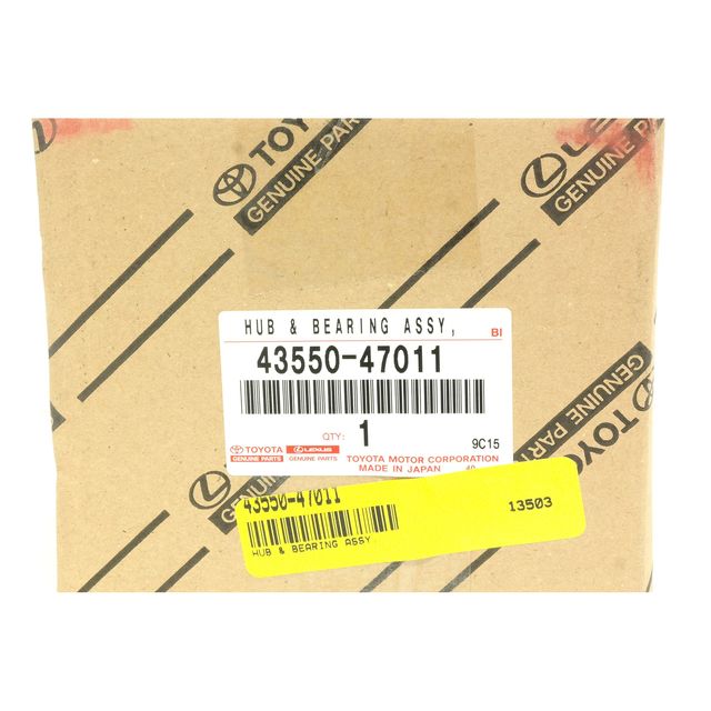 2010-2015 Toyota Front Wheel Hub & Bearing Assembly Prius, Prius Plug ...