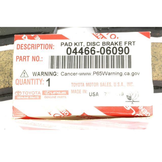 04466-06090 - Brake Pads - 2007-2012 Toyota | Nucar Toyota of North ...
