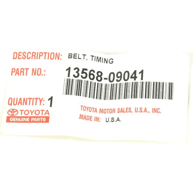 13568-09041 - Timing Belt - 1984-2001 Toyota | Nucar Toyota of North ...