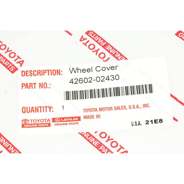 2014-2016 Toyota 16" 8 Spoke Wheel Cover Hubcap Corolla | Nucar Toyota ...