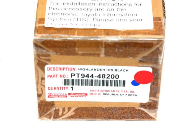 PT944-48200 - 2021-2024 Toyota Highlander Front Door Illuminated Door ...