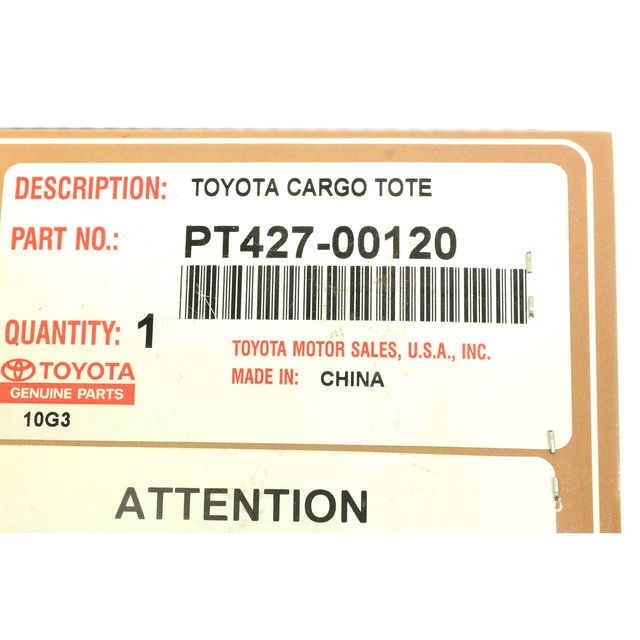 Toyota Collapsible Cargo Tote Black | Nucar Toyota of North Attleboro