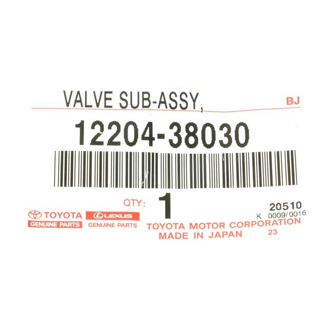 12204-38030 - OEM NEW PCV Valve 5.7LFits 2009-2020 Toyota Sequoia ...