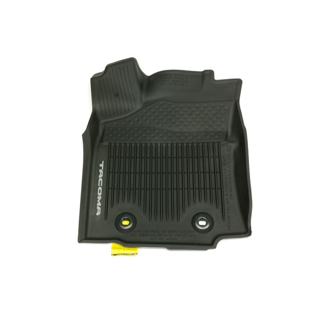 2019-2022 Toyota Front & Rear All Weather Floor Mat Set Black Tacoma ...