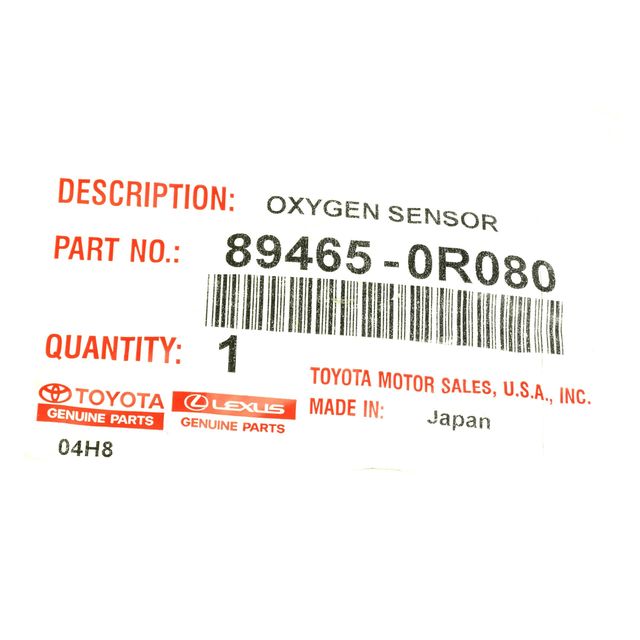 2009-2012 Toyota Rear Oxygen O2 Sensor RAV4 | Nucar Toyota of North ...