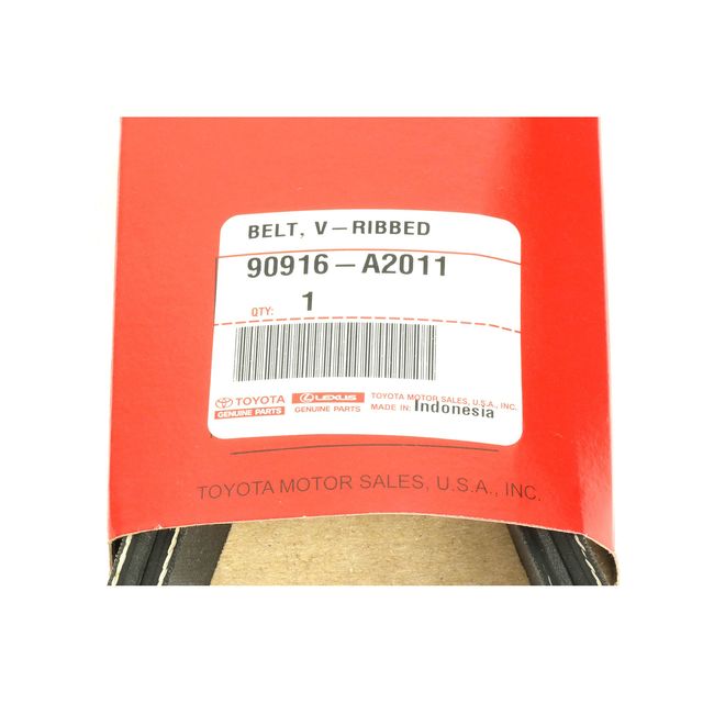 2007-2013 Toyota Serpentine Alternator & Fan Belt Camry Corolla Matrix ...