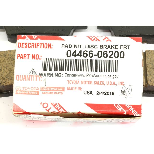 04466-06200 - Brake Pads - 2012-2018 Toyota | Nucar Toyota of North ...