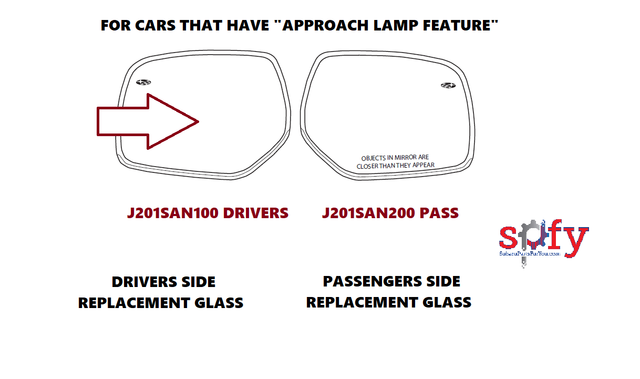 Mirror Assembly (Left-hand) J201SAN700 | Subaru Parts For You