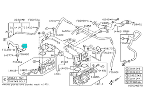 Hose Assembly / PCV [11815] 11815AB790 | Subaru Parts For You
