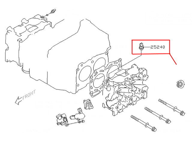 2004-2006 Subaru Valve, Oil Control - For Turbo Car 10921AA020 | Subaru ...