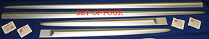 2019-2023 Subaru BODY SIDE MOLDING KIT COLORED / MAGNETITE / SET OF ...