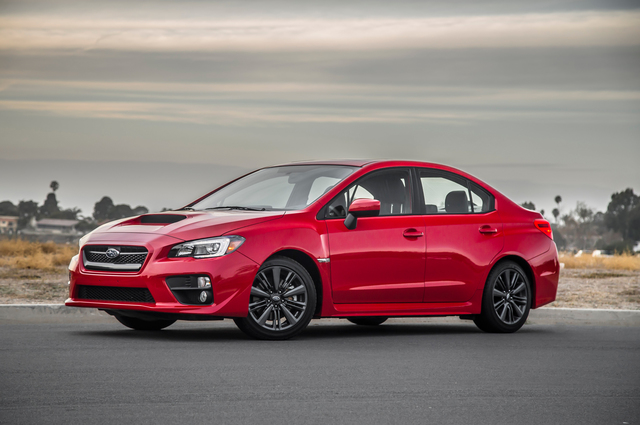 2017-2021 Subaru WRX Body Side Molding Kit Colored / Pure Red / Set Of ...