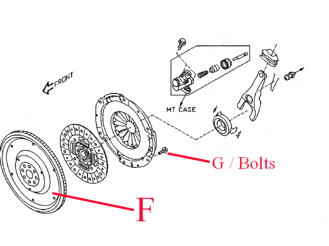 1996-1999 Subaru Flywheel 2.5rs - Item F 12310AA211 | Subaru Parts For You