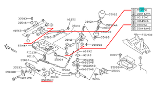 Joint, Gear Shift End [ ITEM 35046 ] 6-SPEED CAR 35046FE010 | Subaru ...