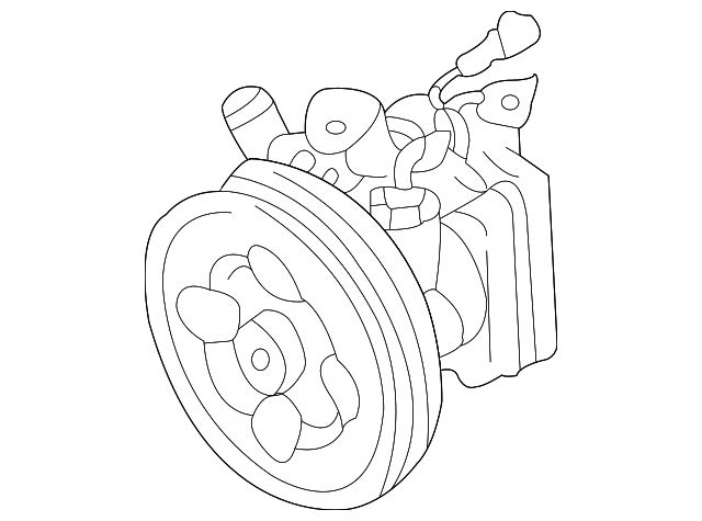 2006-2007 Subaru Impreza Power Steering Pump Assembly / WRX 34430FE042 ...