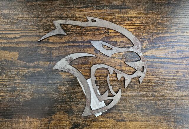 12AC0062 - Laser Cut Steel Hellcat Logo | Mopar Superstore