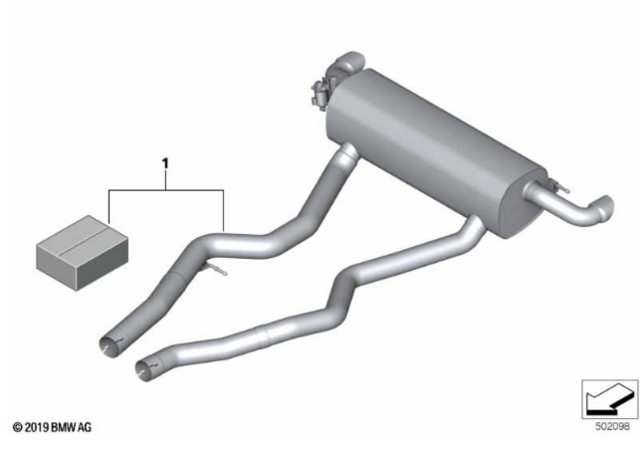 18-30-2-464-492 - M Performance Silencer System - 2022-2023 BMW ...