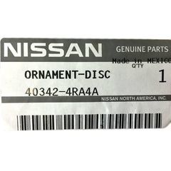 OEM NEW Wheel Hub Center Cap Metallic Gray Set of 4 Pathfinder Versa ...