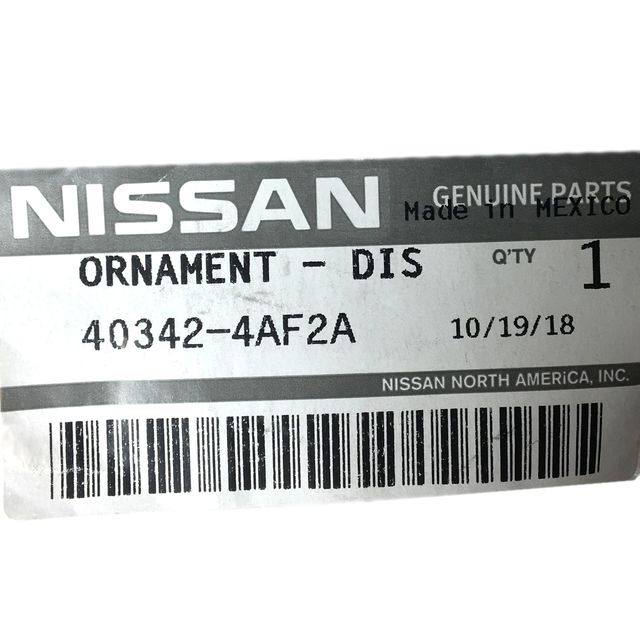 40342-4AF2A-x4 - OEM NEW Wheel Center Cap Set of 4 Black Sentra ...