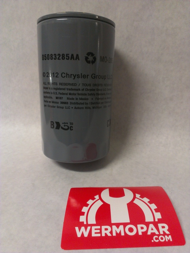 2001-2024 Mopar Engine Oil Filter 5083285AA | We R Mopar