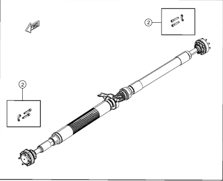 2018-2023 Dodge Drive Shaft 53010846AB | EastcoastMoparts