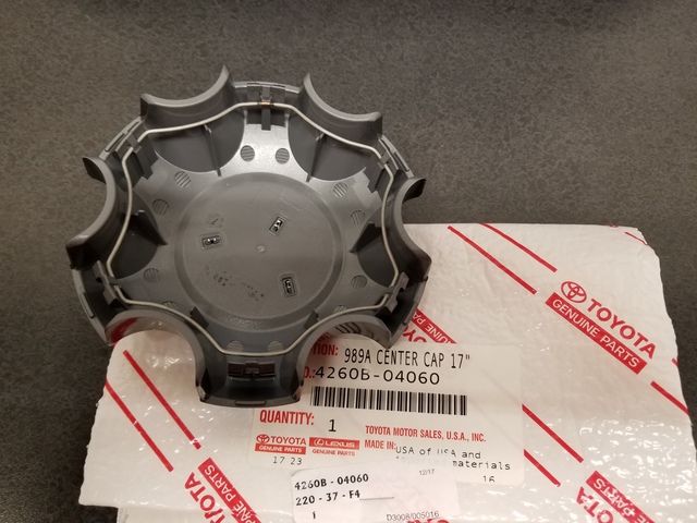 2016-2019 Toyota Tacoma Center Cap 4260B-04060 | Toyota Parts Express