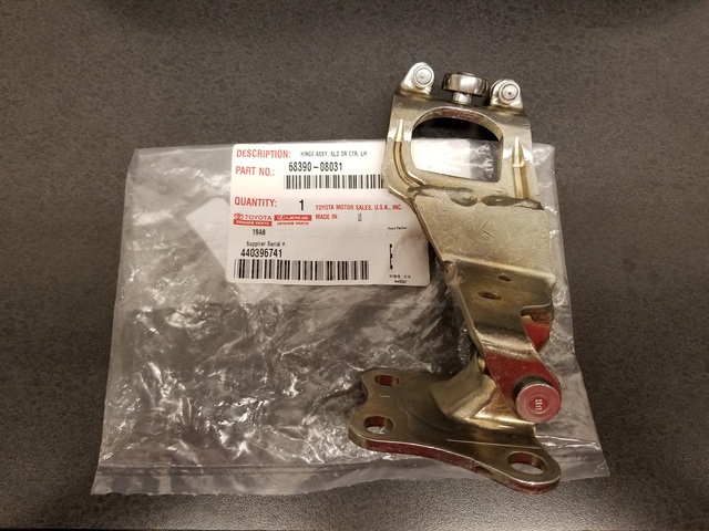 2004-2010 Toyota Sienna Hinge 68390-08031 | Toyota Parts Express