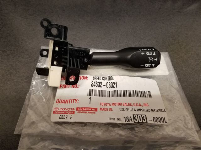 2001-2023 Toyota Cruise Control Switch 84632-08021 | Toyota Parts Express