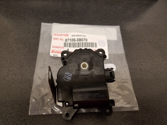 2004-2010 Toyota Sienna HVAC Blend Door Actuator 8710608070 | Toyota ...