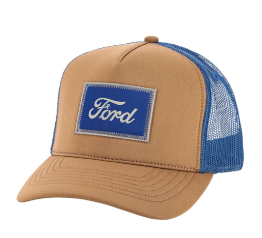 FD205377 - Ford Script Logo Square Patch Hat | The Truck Lot