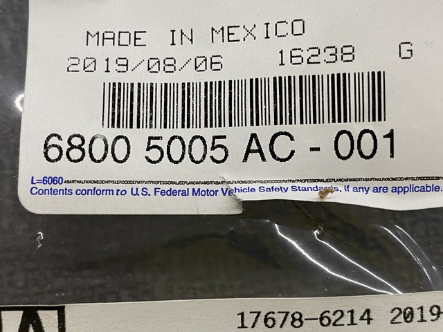 2007-2010 Jeep Wrangler 2007-10 JEEP WRANGLER Wiring-Front Door LEFT ...