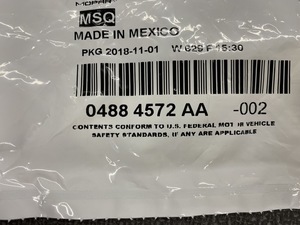 2007-2020 Mopar Adapter Seal 4884572aa | Mopar Parts Unlimited