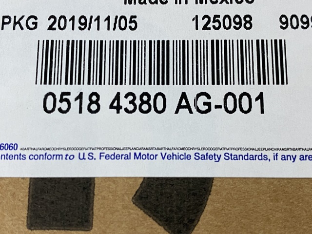 2011-2024 Mopar 05184380AH Intake Camshaft, Right Side 5184380ah ...