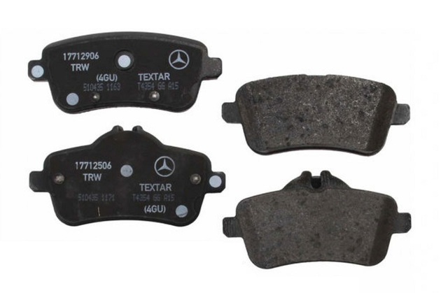 000-420-87-04 - Disk Brake Pad Rear 2006-2019 Mercedes-Benz | Mercedes ...