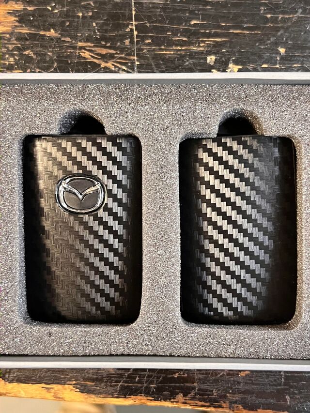 Mazda Key Fob Cover, Carbon Fiber Look | mazdaswag.com